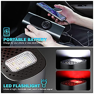 DNA MOTORING TOOLS-00270 150 PSI Wireless Portable Air Pump Tire Inflator for Inflating Car, Truck & Motorcycle Tires, Balls