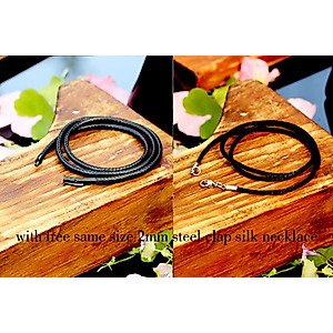 Findout 2mm black Waterproof Braided Leather Necklace Wax Rope Chain For Men, Waterproof Braided Leather, No Gemstone