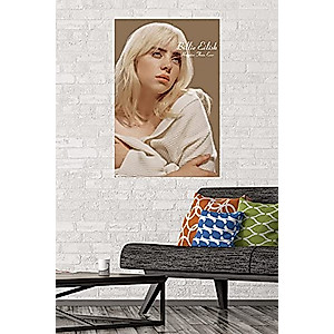 Trends International Billie Eilish-Cover Wall Poster, 22.375" x 34", Premium Unframed Version, Bedroom