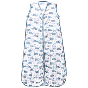 TADO MUSLIN Baby Sleep Sack 2-4 T Boys & Girls Wearable Blanket 100% Organic Cotton 0.5 TOG Toddler Sleeping Sack 2- Way Zipper X-Large