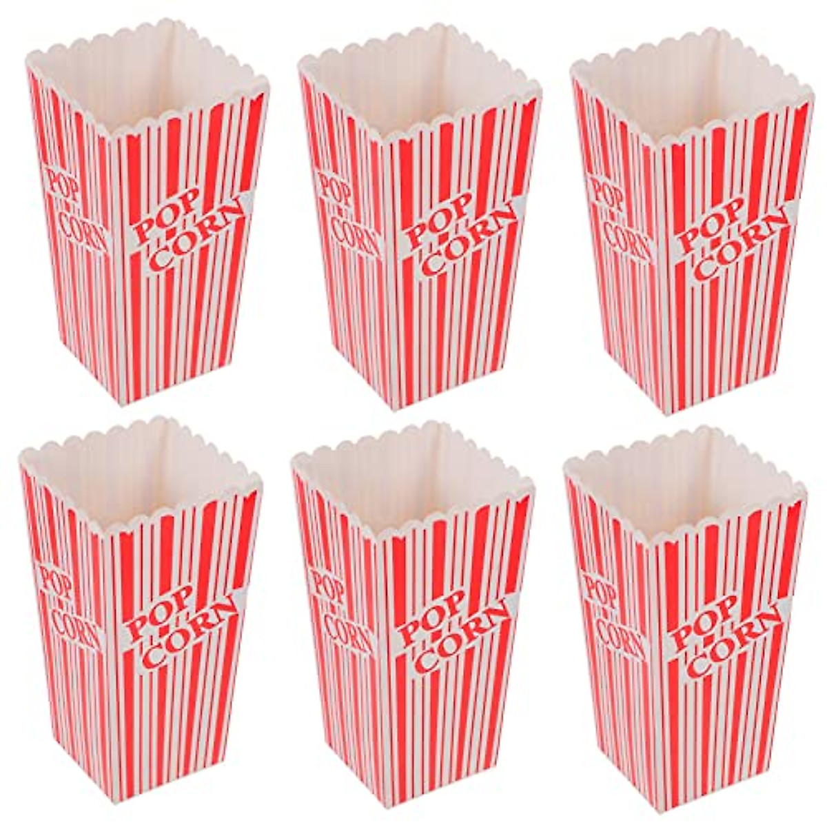 Disposable Popcorn Bags Popcorn Cups Disposable 30 Pcs Popcorn Popcorn Bucket Large Paper Carnival Popcorn Bags