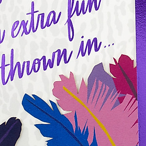 Hallmark Card for Aunt for Birthday, Thinking of You, Congrats, or Any Occasion (Extra Fun)