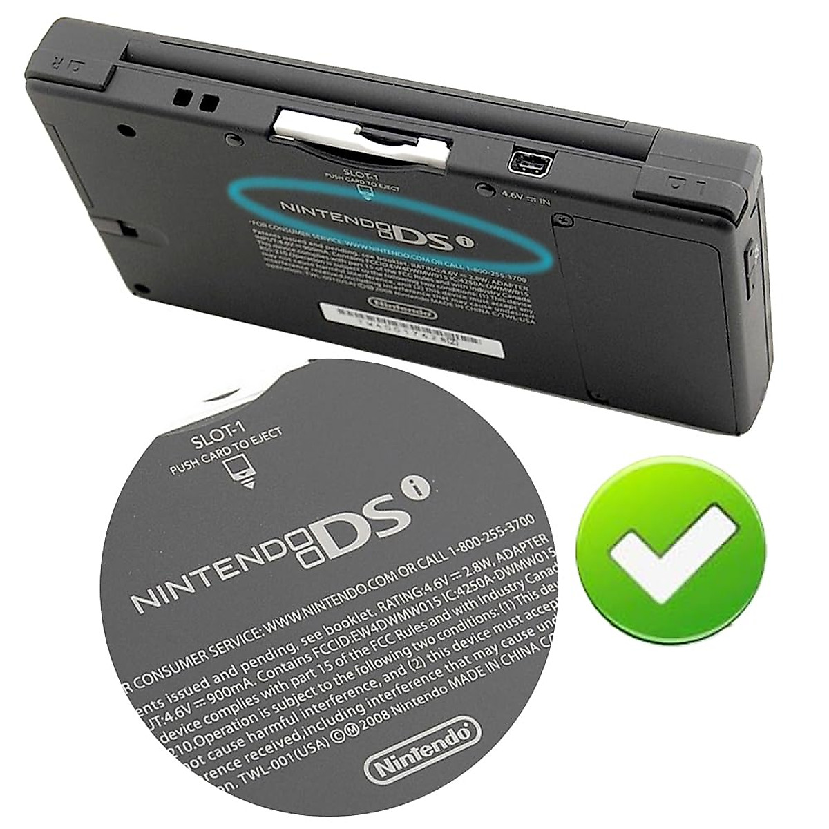 OSTENT 840mAh Rechargeable Lithium-ion Battery + Tool + Pen Pack Kit for Nintendo DSi NDSi