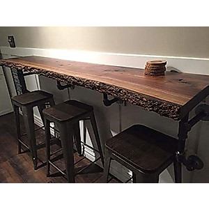 Wilson Basswood Bark Edge Mantel 66 inch x 3 inch x 7-8 inch