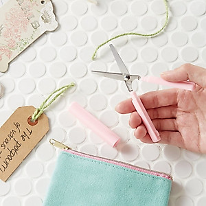 SUN-STAR STICKYLE Scissors (Compact) [Pink x Pink] (Japan Import) S3791882