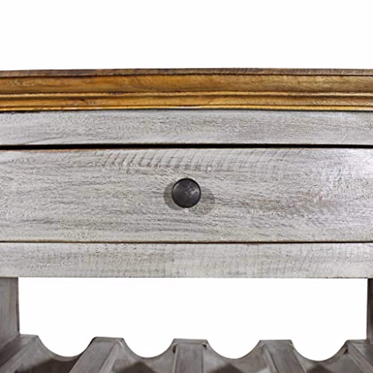 vidaXL Wine Rack, Wine Bottle Holder for 12 Bottles, Floor Wine Cabinet, Wine Bottle Organizer for Living Room Kitchen, Retro, Solid Reclaimed Wood