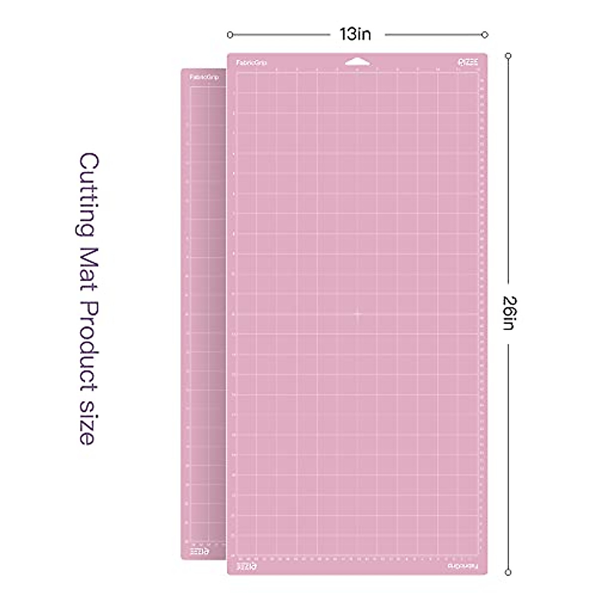 RIZEE FabricGrip Cutting Mat for Cricut Maker/Explore Air 2/Air/One (12"x24" 3 Mats) Adhesive Sticky Pink Quilting Cricket Replacement Cut Mats