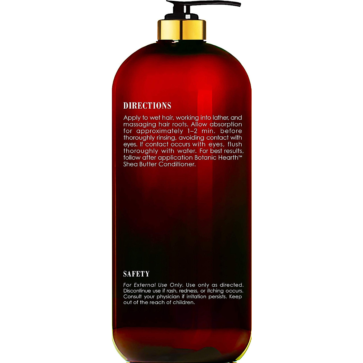 Botanic Hearth Apple Cider Vinegar Shampoo - Clarifying and Nourishing, Reduces Itchy Scalp, Dandruff & Frizz - Sulfate Free, for All Hair Types, Men and Women - 16 fl oz