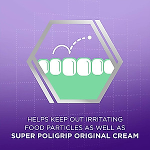 Super Poligrip Strips Size 40 Ct Poligrip Strong All Day Comfort Seal Denture Adhesive Strips (Value Pack of 10)