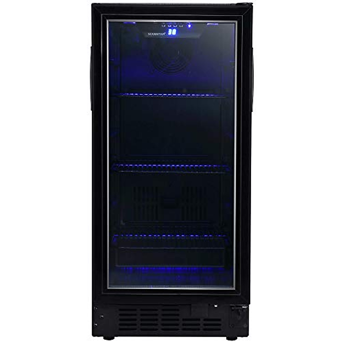 EdgeStar BBR901BL 15 Inch Wide 80 Can Built-In Beverage Center with Slim Design