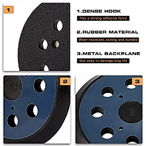 Replacement 5" Hook & Loop Pad For DeWalt DW421/DW423 Sander 2-pack# 151281-08