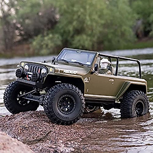 Redcat Racing TC8 Marksman RC Crawler – 1/8 Scale Brushed Electric Trail Crawler Off Road Rock Crawler RC Truck – 2.4Ghz Radio Controlled Waterproof Off Road Car – Great for All Terrain – Green