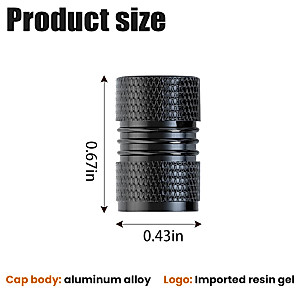 BESULEN Car Tire Valve Stem Caps, 8 Pack Aluminum Cat/Dog Paw Valve Stem Covers, Corrosion Resistant & Leak-Proof, Universal Dust-Proof Tire Air Valve Caps for Car SUV Truck Motorcycle