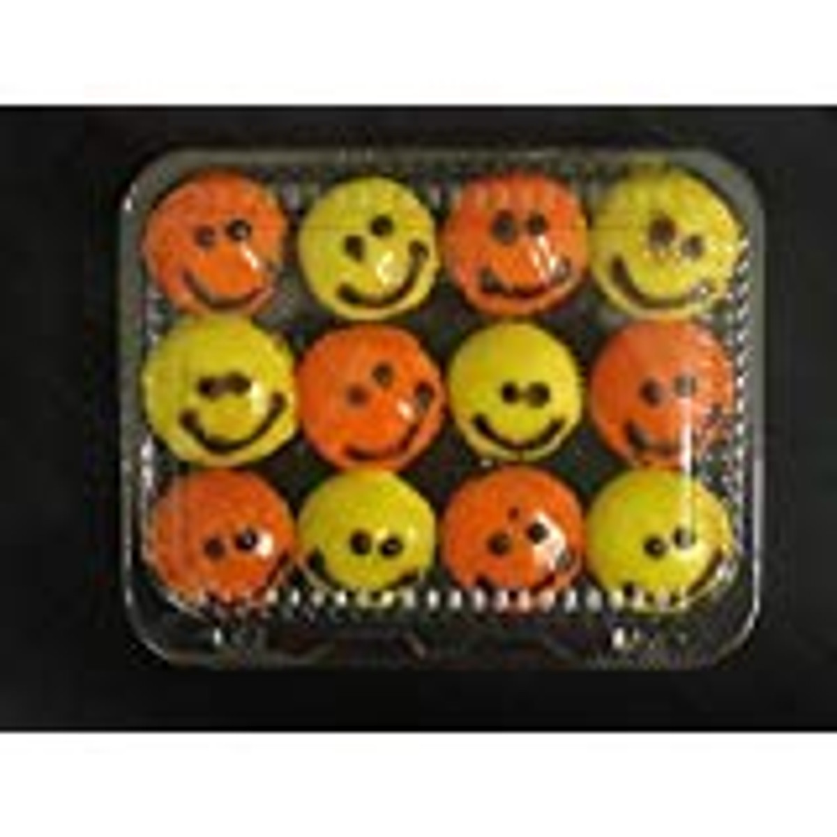 pack of 24 mini 12 Compartment Cupcake Container mini Cupcake Boxes Hinged Lid- with Superior Strong 12 Compartment Cupcake box plastic disposable mini Cupcake Container s 12 count