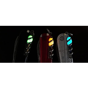 FireAnt 3 Pack - Fire Starter and Tinder System for Swiss Army Victorinox Knives (Green Glow)