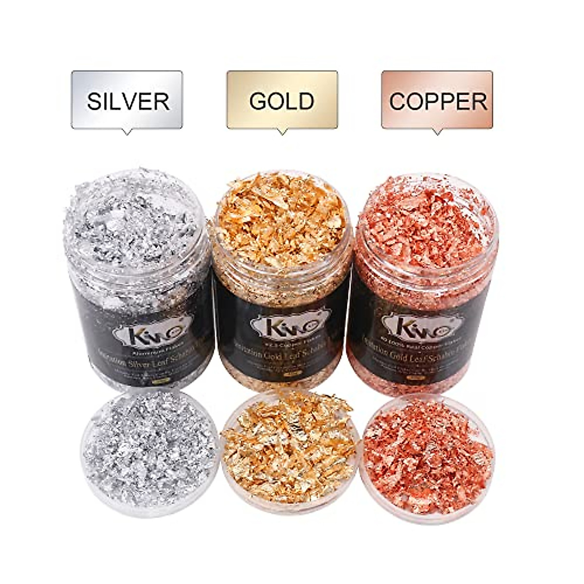 Gold Foil Flakes for Resin,30g Gold Leaf Flakes for Nail Art, Painting, Crafts, Slime and Resin Jewelry Making