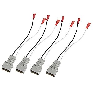 ZYHW 4pcs 72-5512 Car Speaker Connector Harness Adapter for Ford F-150 for Ford for Ranger 1995-1997