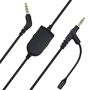 Replacement for Astro A10 Cord, A40 Headset Cable Braided Wire with Volume Control Compatible with Astro A40TR/A40/A10 Gaming Headsets to Xbox One PS4 MixAmp