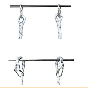 Emergency Fire Escape Ladder 1-6 Story Homes Rope Escape Ladder Flame Resistant with Hooks Fast Deploy & Simple to Use for Kids and Adults