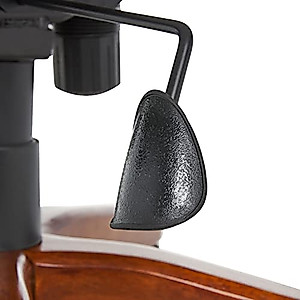 Serta Big and Tall Executive Office Chair with Upgraded Wood Accents, Win-Win Biscuit Bonded Leather