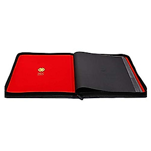 Dex Protection Zipper Card Padded Binder 12 | Stores 480 Gaming Cards | Includes 20 Side Loading Card Pages | 12 Card Page Format |Zipper Closure | Smooth Matte Padded Finish | Velvet Lined Interior