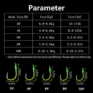Dyxssm Carp Fishing Feeders Bait Fishing Hooks with Fishing Spring Carp Feeder (Pack of 4) (Green, 10#)