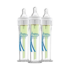 Dr. Brown's Accufeed Anti-Colic Baby Bottle with Preemie Nipple - 60cc - 3pk