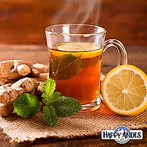 Happy Andes/ Andean Star USDA Organic Ginger Powder, Pure Ground Dried Root, Highly Aromatic, Strong Immunity, 100% from Peru, Tea, Superfood, Non-GMO, Gluten Free, Kosher, Keto, 1 lb