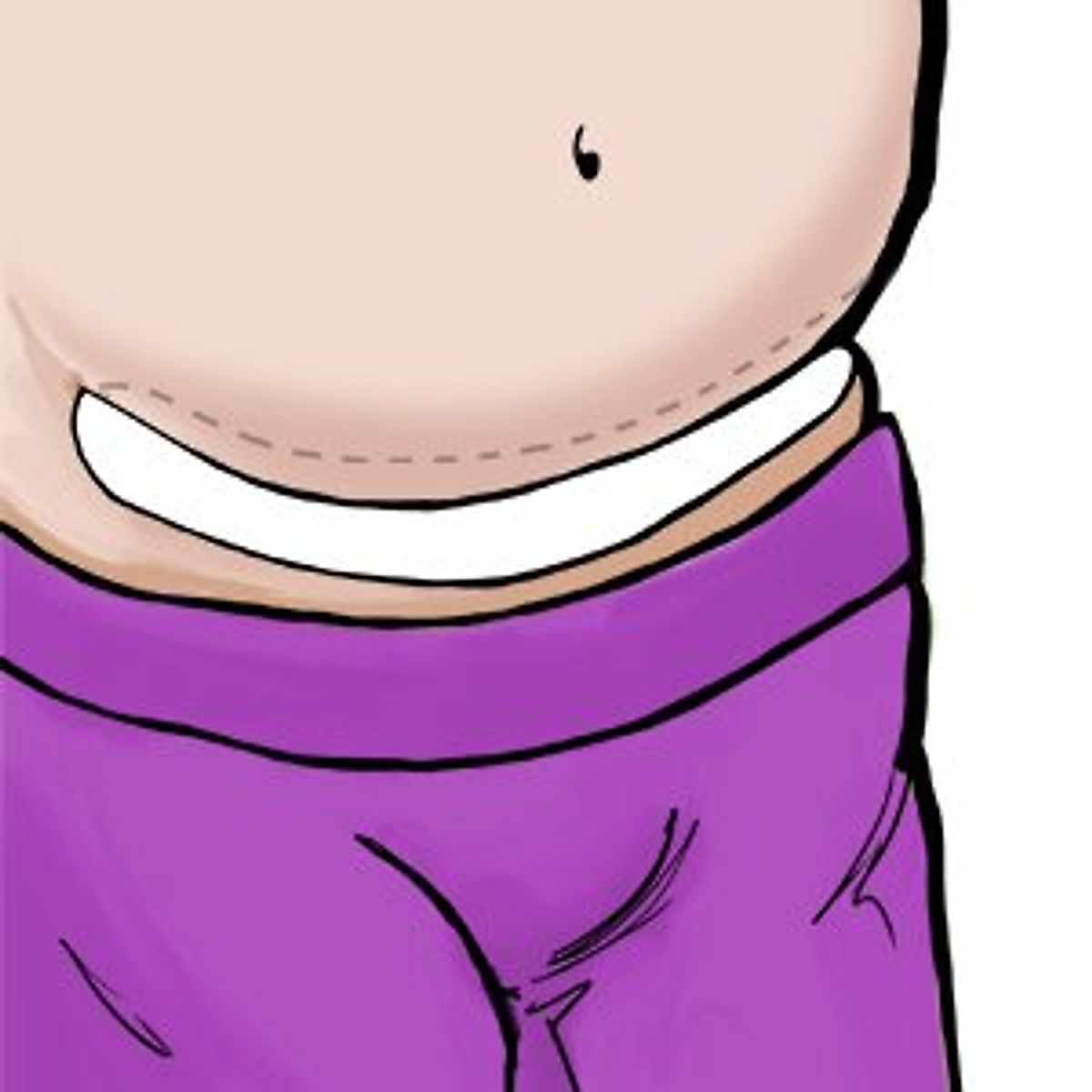 Tummy Liners - 31" Inch Size XXL (Set of 3) 100% Cotton from More of Me to Love