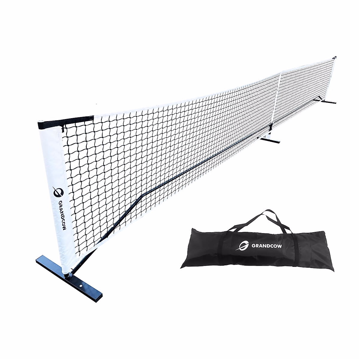 Pickleball Nets, 22 FT Regulation Size Portable Outdoor Picklenet Tennis Net with Carrying Bag for Driveway Backyards (22Ft)