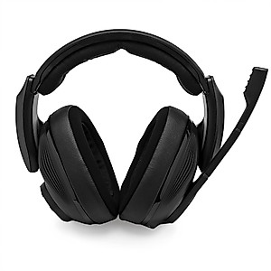 EPOS I Sennheiser GSP 670 Wireless Gaming Headset, 20 Hour Battery Life, Lag-Free, Noise-Cancelling Mic, Flip-to-Mute, Comfortable Ear Pads, 7.1 Surround Sound, Works on PC, Mac, PS5, PS4 & Phone
