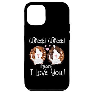 iPhone 14 Pro Wheek I Love You Guinea Pig Clothes Cavy Gift Guinea Pig Case