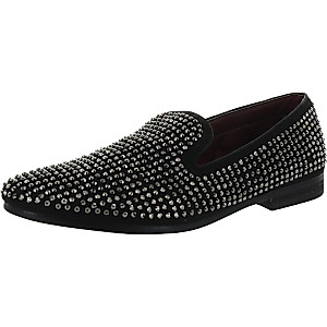 Steve Madden Men's Caviarr-R Loafer, Rhinestone, 15