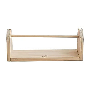 Tachiuwa Yarn Ball Holder Yarn Dispenser Portable Wooden Yarn Rolling Holder Thread Yarn Spindle Rack for Craft Crocheting Knitting DIY Supplies, 25cmx15cm