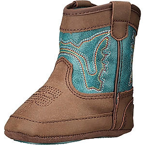 M&F Western Kids Baby Boy's Bucker Open Range (Infant/Toddler) Brown/Turquoise 3 Infant M