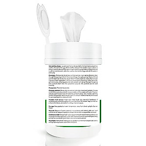 Natouch Flea and Tick Wipes for Dogs & Cats, Dog Flea and TIick Treatment Prevention Wipes, All Natural Grooming Wipes for Cleaning, Help with Ticks, Fleas, Eggs & Larvea, 160 Count