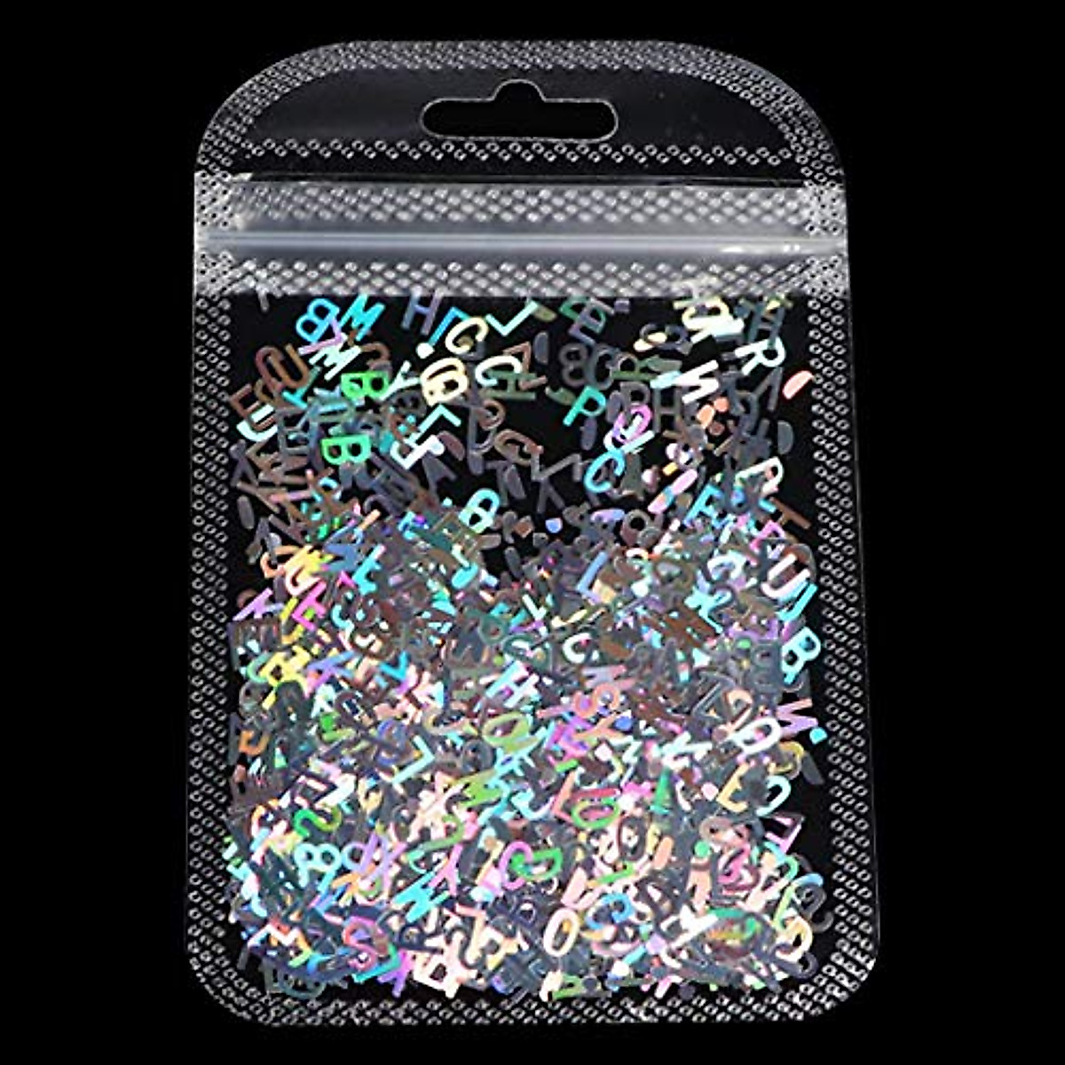 ✪ Handmade Crafts Jewelry Making English Letters Glitter Sequins Nail Art Decorati