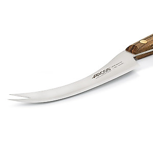 ARCOS Serie Nordika - Cheese Knife - Stainless Steel NITRUM - Size Blade 125 mm | 5 Inch Inch - Ovengkol Wood Handle 100% natural FSC - 100% Recycled Packaging