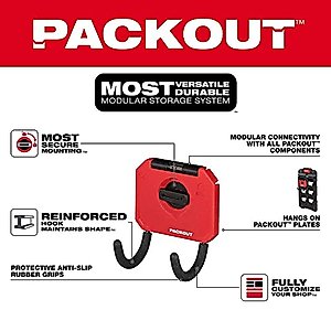 48-22-8335 for Milwaukee 3" PACKOUT Reinforced Curved Hook Length 3.0 in Height 7.0 in Width 3.5 in