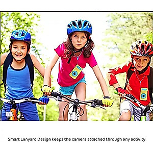 eDealz Full 1080P Kids Selfie HD Compact Digital Photo and Video Rechargeable Camera with 2" LCD Screen, Video Games and Micro USB Charging (Blue, with SD Card)