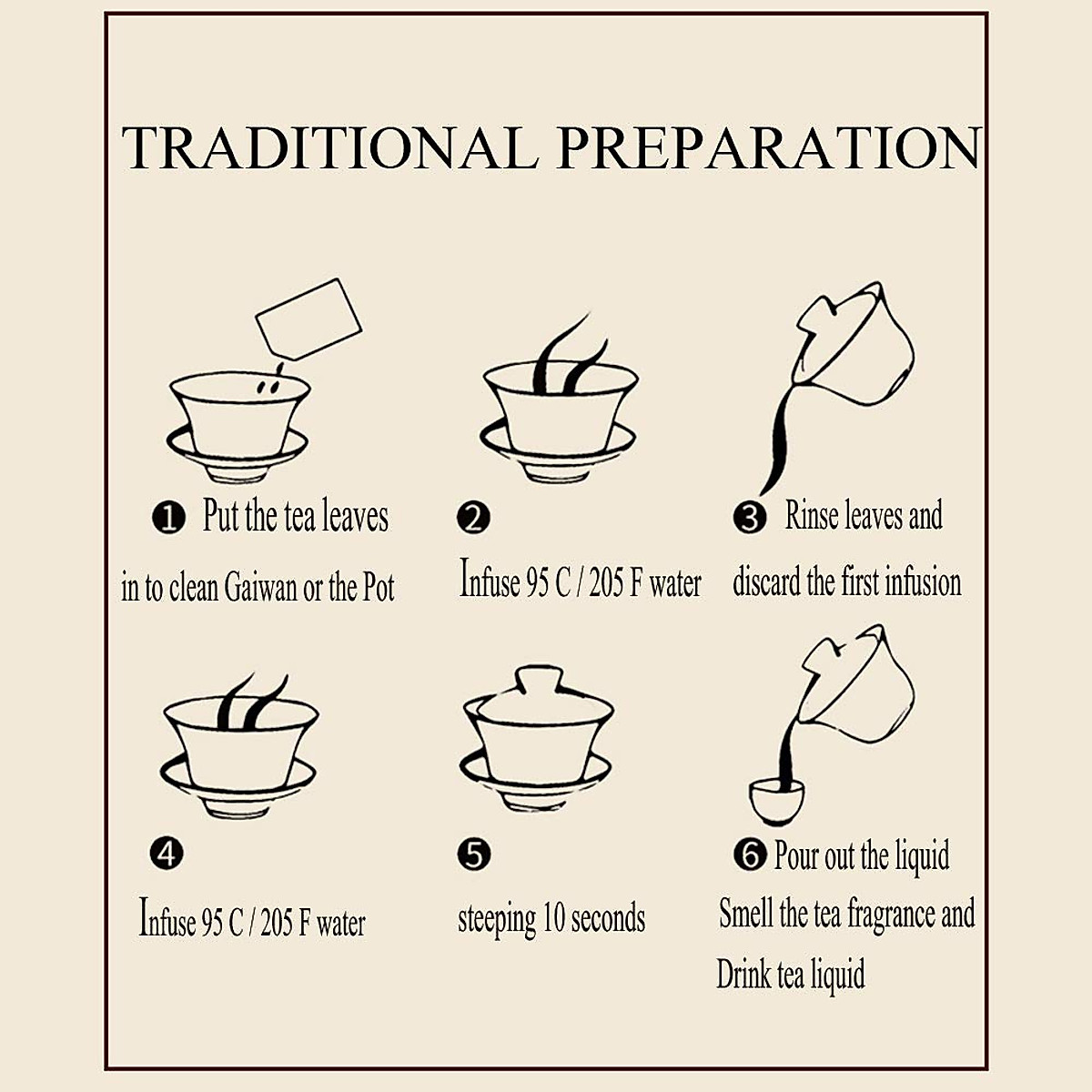 Ceramic Gai Wan Tea Cup, Gaiwan For Chinese Traditional Gong Fu Tea Ceremony To Brew Loose Oolong Bags or Flower GW-W5 (Sunward flower)