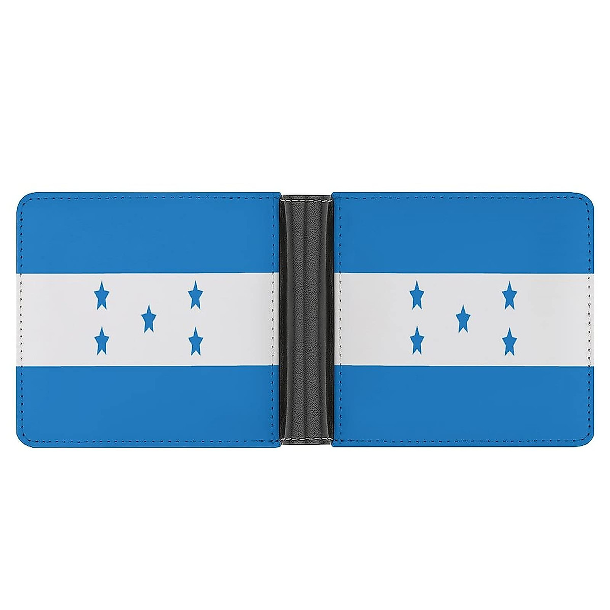 Buonota Honduras Flag 2023 new men's short bi-fold wallet
