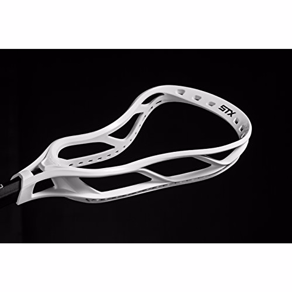 STX Lacrosse Stallion U 550 Unstrung Lacrosse Head with All Climate Performance Material, White