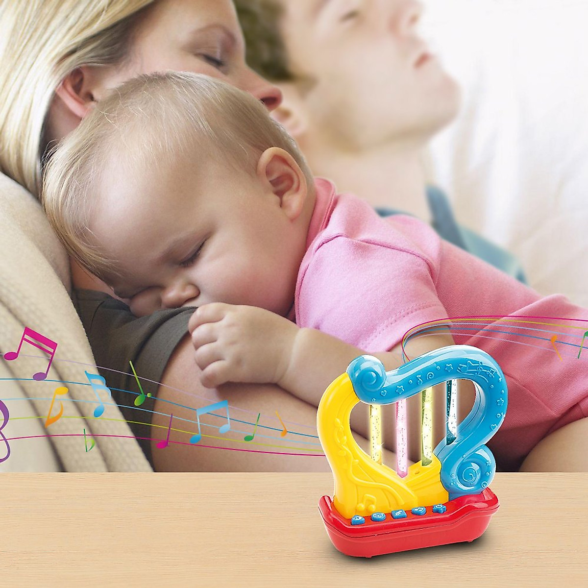 Portable First Harp Musical Instrument - Educational Toy for Children Learning and Entertainment