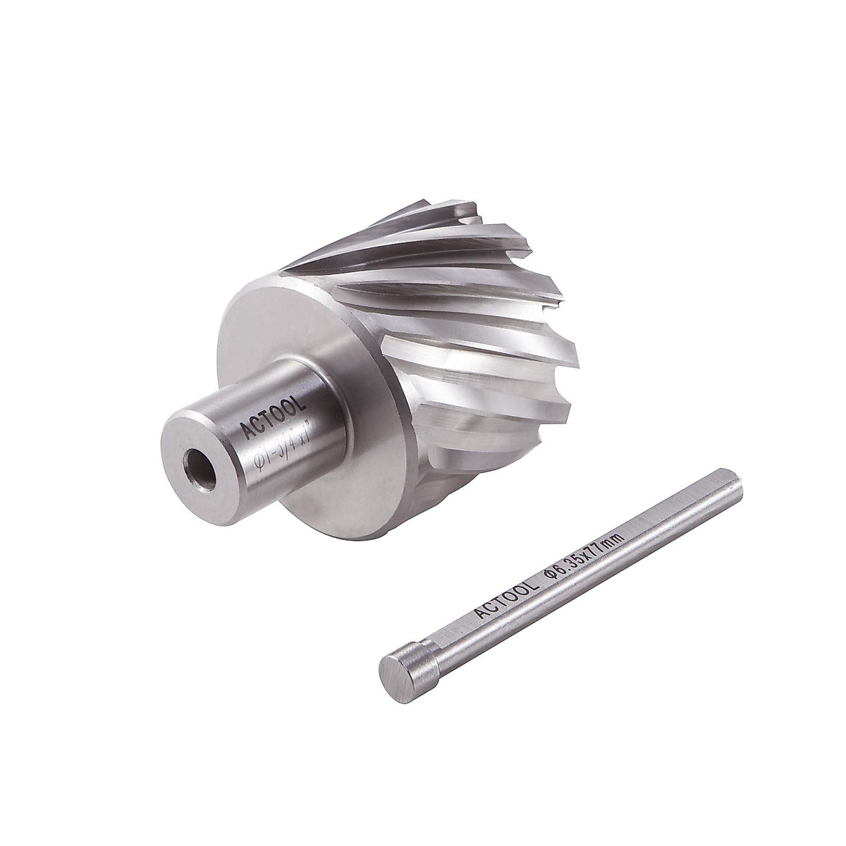 ACTOOL 1-3/4" Diameter × 1" Depth of Cut HSS ANNULAR CUTTER with 3/4'' Weldon Shank