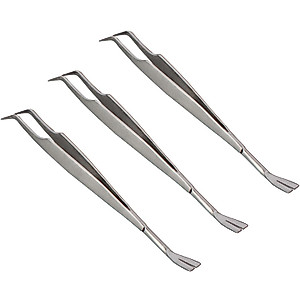 Jinshining Silver 2 in 1 Tick Removal Tool for Pets,Stainless Steel Professional Tick Tweezers Ticks Remover for Dogs, Cats and Humans,Flea and Tick Control,Tick Remover Tools