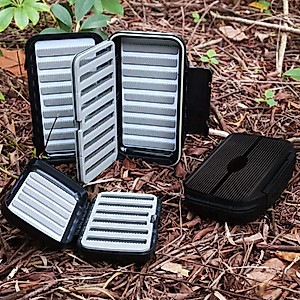 Maxcatch Waterproof Fly Box For Fly Fishing Streamer Flies Swing Leaf Center
