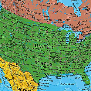 Waypoint Geographic Parlamondo Interactive Talking Globe, 12" Diameter Illuminated Globe, Smart World Globe with Games, Rechargeable Talking Pen, USB Cord and Power Plug Included,Blue