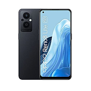 OPPO Reno 8 Lite Dual SIM 128GB ROM + 8GB RAM (GSM only | No CDMA) Factory Unlocked 5G Smartphone (Cosmic Black) - International Version