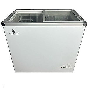 Freezer Fusion Glass Top Chest Freezer (32x19x30)